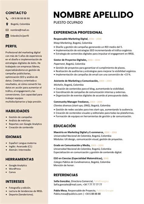Formatos ATS de Hoja de Vida Word para Descargar Gratis