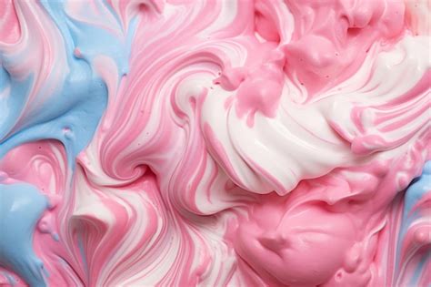 Premium Ai Image Texture Of Bubble Gum Ice Cream