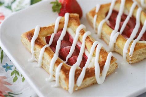 Strawberry Danish Recipe The Carefree Kitchen