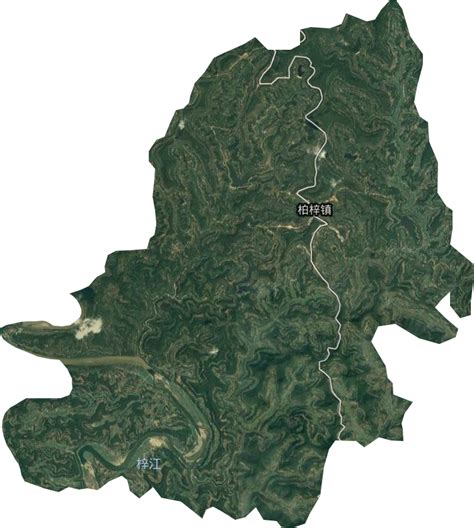 柏梓镇高清卫星地图