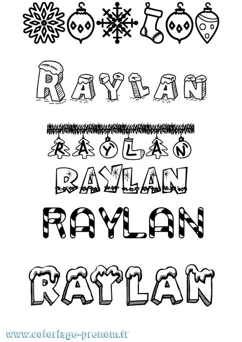 Coloriage Du Prénom Raylan à Imprimer Ou Télécharger Facilement