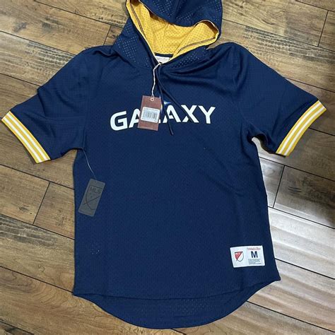 La Galaxy Mitchell N Ness Jersey New With Tags Size Depop