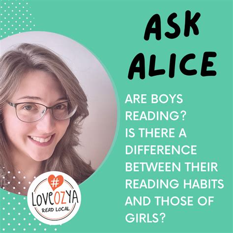 Ask Alice Are Boys Reading · Loveozya