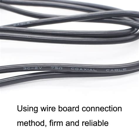 Bnc สายโคแอกเซียลหัวตรงชายไปชายจัมเปอร์วิดีโอความยาว 2 ม