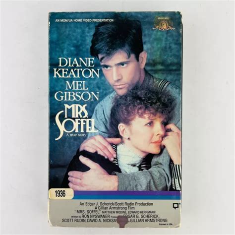 Mrs Soffel Vhs Video Tape Diane Keaton Mel Gibson 1985 Release Vintage