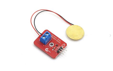 Jual Piezo Electric Ceramic Vibration Block Sensor Button Getar For