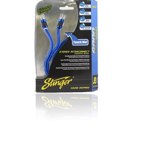 Stinger 6000 Series 09 Meter Rca Lead Performance Car Audio Visual