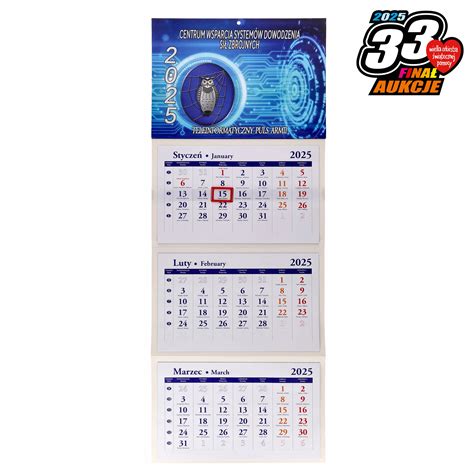 Kalendarz Wośp 2025 Niska cena na Allegro