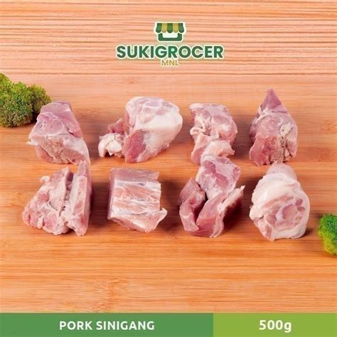 Sukigrocer Pork Sinigang Cut 500g Shopee Philippines