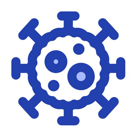 Virus Generic Blue Icon