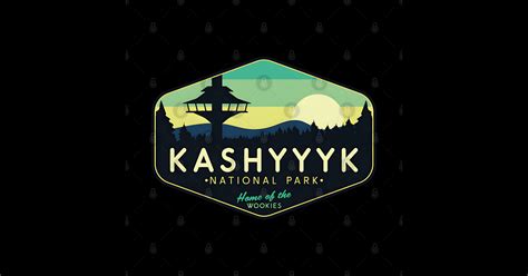 Kashyyyk National Park Mustafar Sticker Teepublic