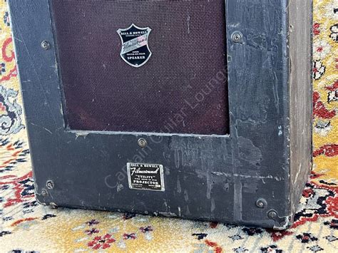 1959 bell and howell filmosound 156 1x12 box id 2851 captain