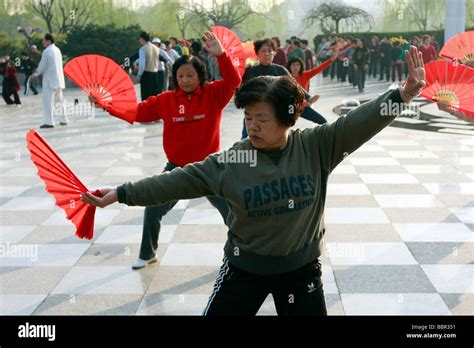 Morning Sports Activities For The Elderly Dance Class Shanghai China