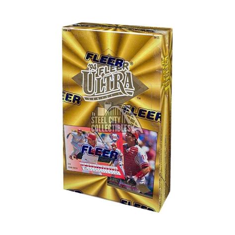 1994 Fleer Ultra Series 1 Baseball Hobby Box Steel City Collectibles