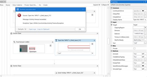 activity timeout exceeded issue help uipath community forum