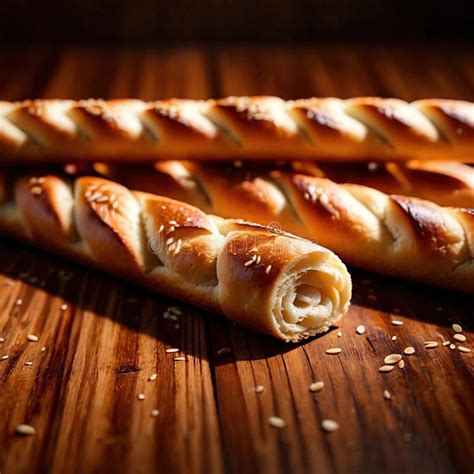 Breadstick Long Small Sticks Of Freshly Baked Bread Food Meal Staple
