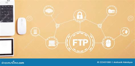 FTP File Transfer Protocol Internet Stock Illustration Illustration Of Exchange Digital
