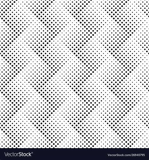 Seamless Geometrical Monochrome Circle Pattern Vector Image