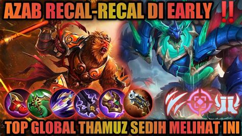 TERBARU SOLO KILL SUN EXP LANE VS THAMUZ LIQUID FIRE Set Emblem
