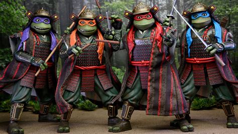 Teenage Mutant Ninja Turtles III Movie Figures For Comic Con