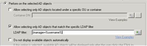 Ldap Filter In Target Object Adaxes Qanda