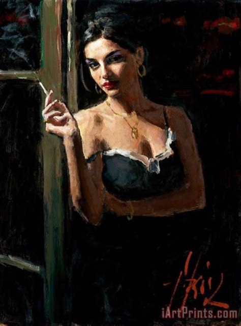 Fabian Perez At The Door V Stretched Canvas Print Canvas Art
