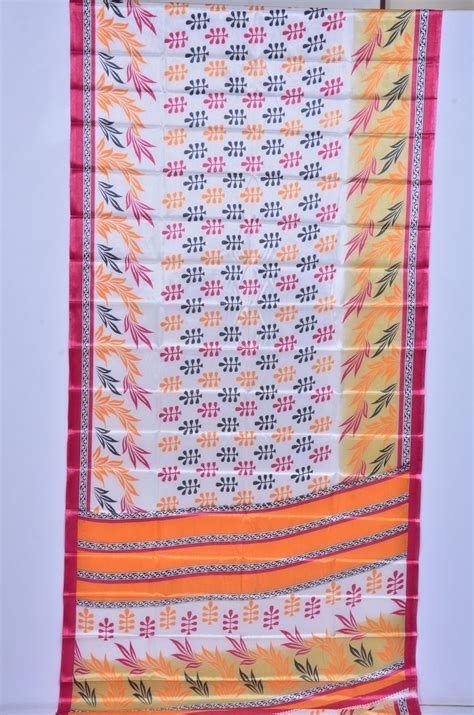 Printed Silk Saree Shop Now