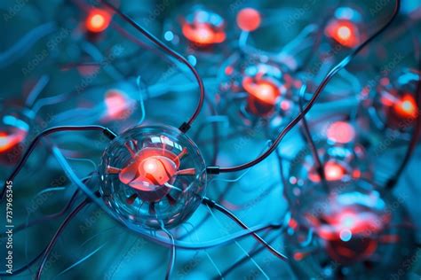 Neuro Modulation Devices Of A High Tech Future Stock Illustration