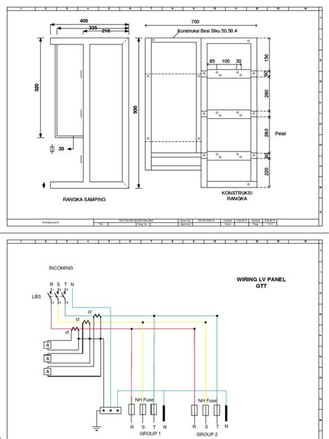 Detail Wiring Diagram Panel Distribusi Koleksi Nomer 43