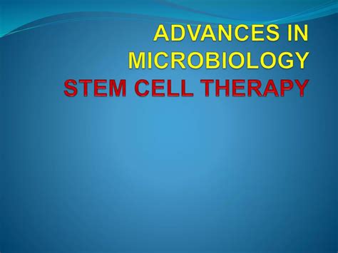Stem Cell Pptx