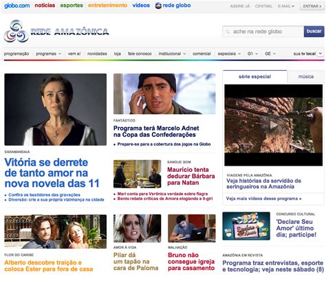 Rede Globo redeamazonica Amapá ganha páginas conteúdo local