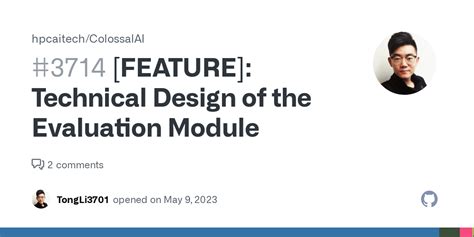 FEATURE Technical Design Of The Evaluation Module Issue 3714