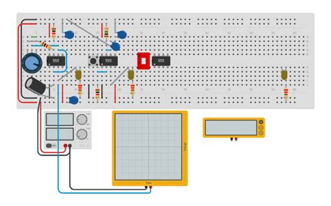 Circuit Design Astable 555 Timer Tinkercad