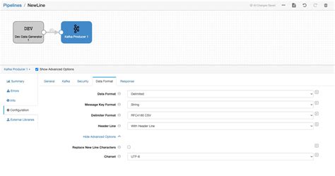 Why New Line Is Getting Added In Kafka When Using Delimited Rfc4180