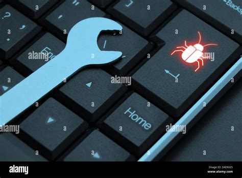 Computer Repair Concept Hardware Or Software Error Stock Photo Alamy