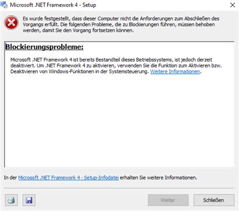 Cant Activate Net Framework Microsoft Qanda