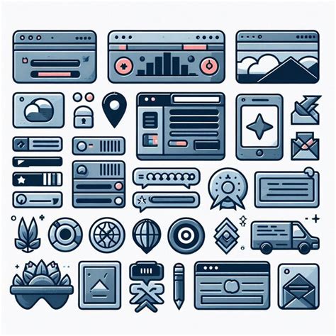 Premium Photo Web And Ui Elements Navigation Bar On A White Background