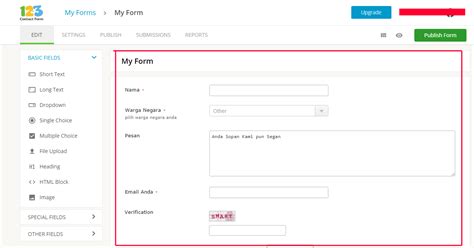 Membuat Halaman Contact Us Form Kontak Di Blog Kerah Putih