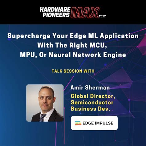 Edge Impulse Posted On Linkedin