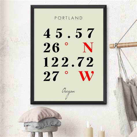 Portland Oregon Coordinate Map Dormfuly