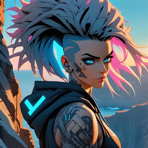 Cyberpunk Girl 171 By Flunex On Deviantart