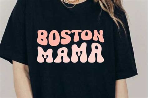 Boston Mama Retro Svg Gráfico Por Retro Svg Shirt · Creative Fabrica