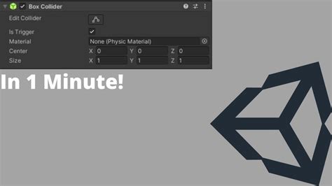 How To Use Unity Box Collider Under 1 Minute Youtube