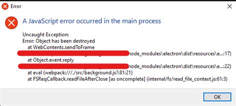 Object Has Been Destroyed After Closing App Issue Nklayman Vue Cli Plugin Electron
