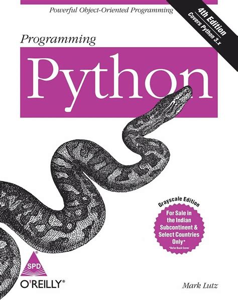 Programming Python Powerful Object Oriented Programming Covers Python