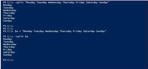 Powershell Split Operator Stephanos Constantinou Blog