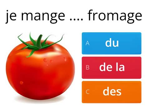 Article Partitif Quiz