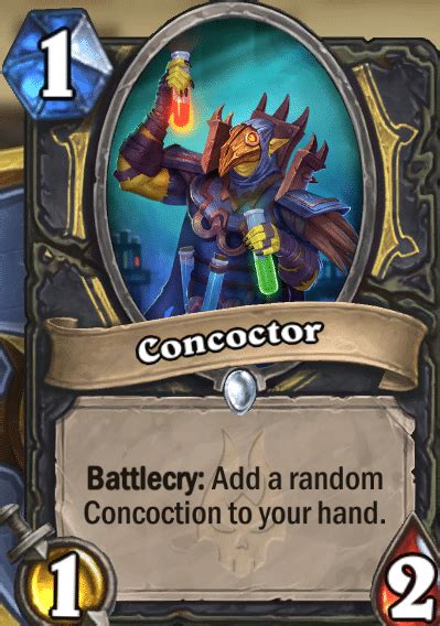 Hearthstone Best Standard Rogue Deck Concoction Rogue