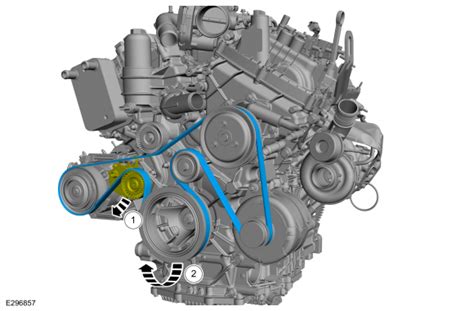 Lincoln Aviator Removal And Installation Accessory Drive Belt