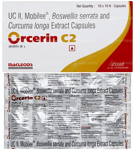 Orcerin C2 Capsule 10 Uses Side Effects Dosage Price Truemeds